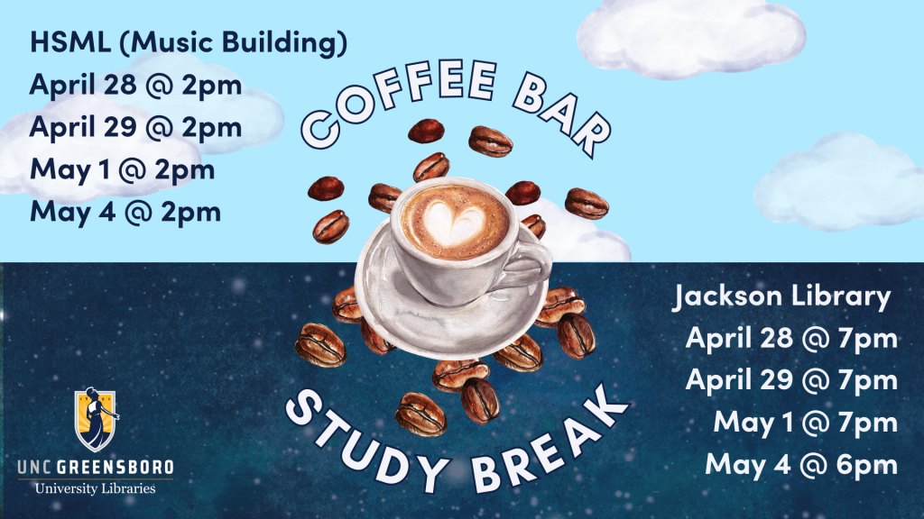 Reading Day & Finals Events: Spring 2025 | UNCG University Libraries